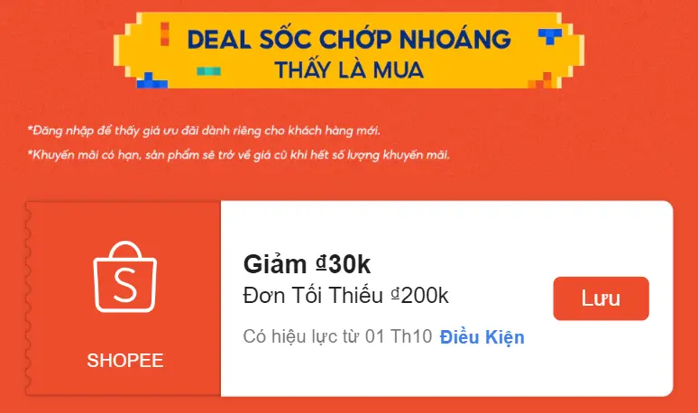 Voucher Shopee cho người mới: Voucher 50K, FreeShip 300K