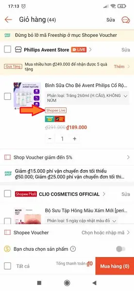 Cách gắn tag Shopee Live cho mọi sản phẩm để áp mã livestream