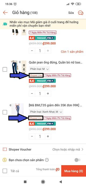 Cách gắn tag Shopee Live cho mọi sản phẩm để áp mã livestream