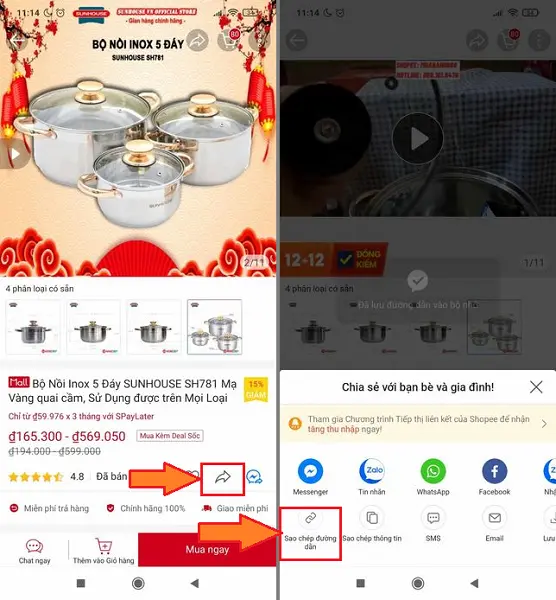 Cách gắn tag Shopee Live cho mọi sản phẩm để áp mã livestream